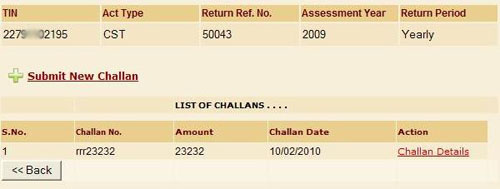 Chhattisgarh Commercial Tax-How to do Challan Entry?